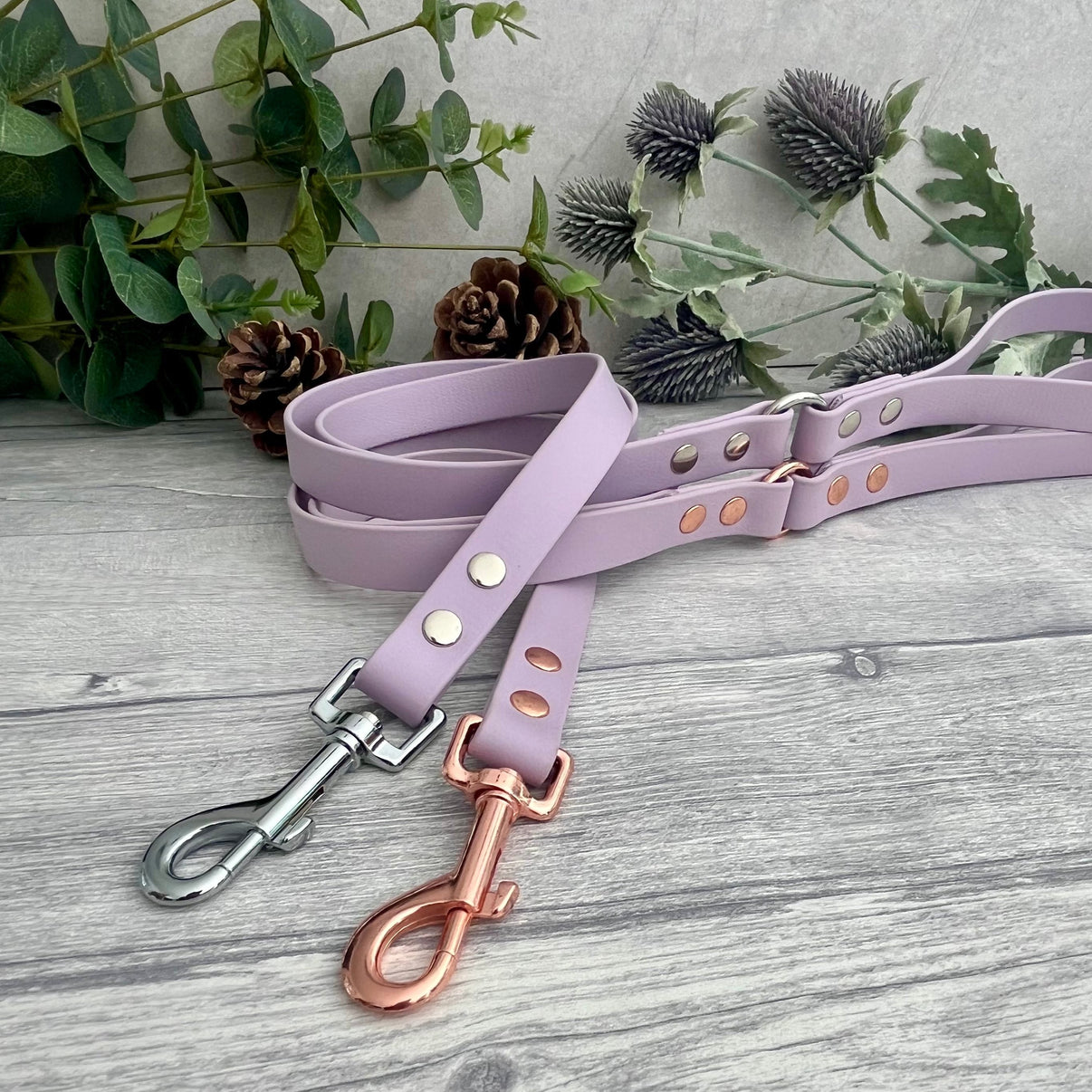 Lavender BioThane® Dog Lead – Cooper and Me Dog Wear
